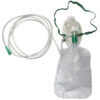 RES2101V - Partial Rebreather O2 Mask - Adult or Pediatric - Sunset ...