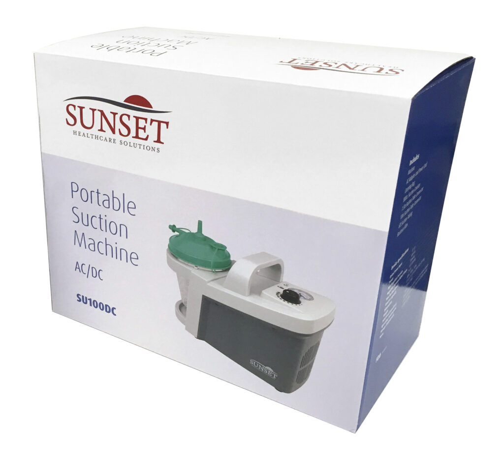 SU100DC Portable AC/DC Suction Machine – Sunset Healthcare Solutions