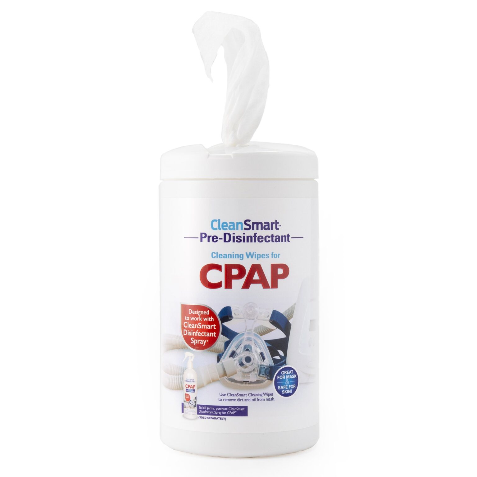 CAP1022 CleanSmart Pre-Disinfectant Cleaning Wipes for CPAP – Sunset ...