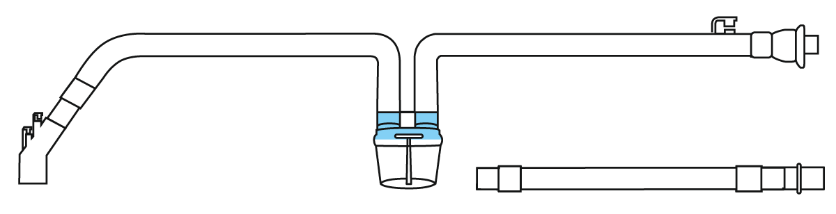 VC1004P Pediatric Passive Ventilator Circuit, Non-heated - Sunset ...
