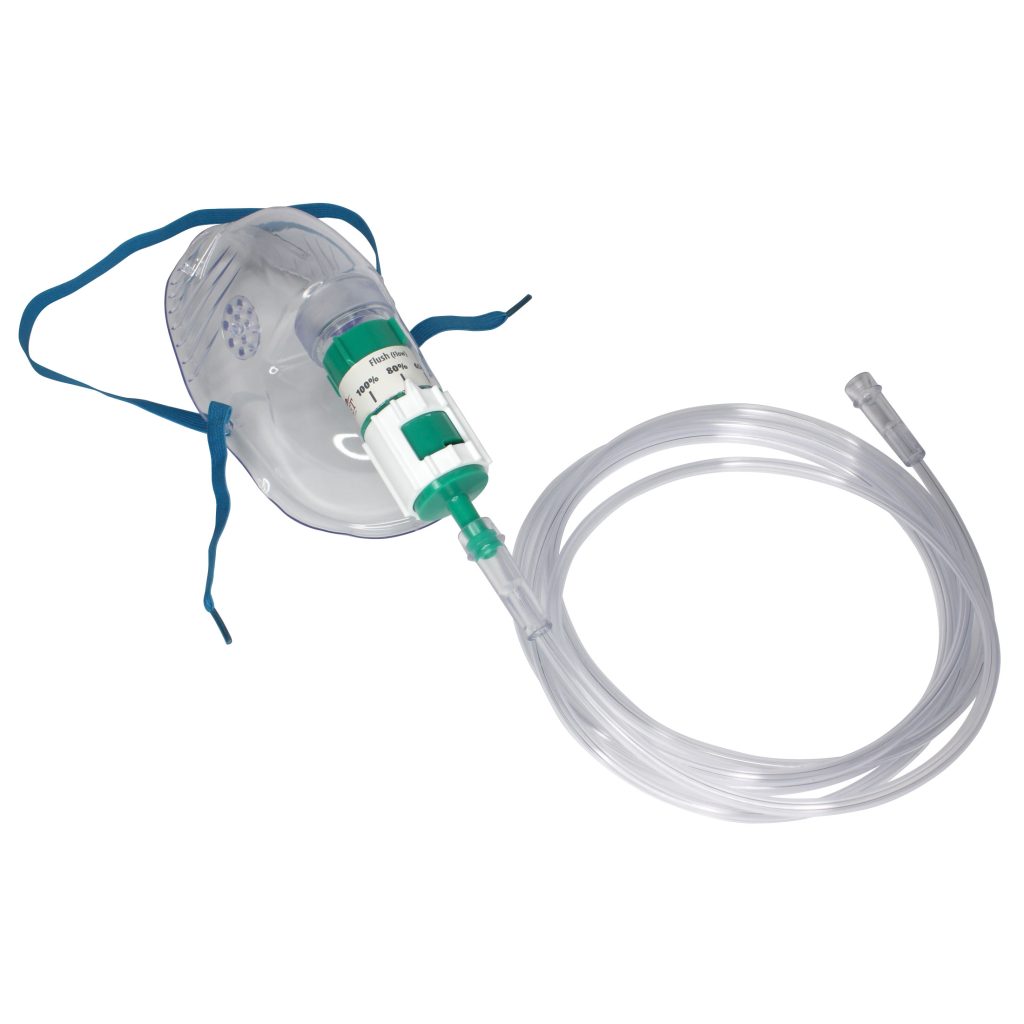 RES2102 - Non-Rebreather O2 Mask - Adult or Pediatric - Sunset ...