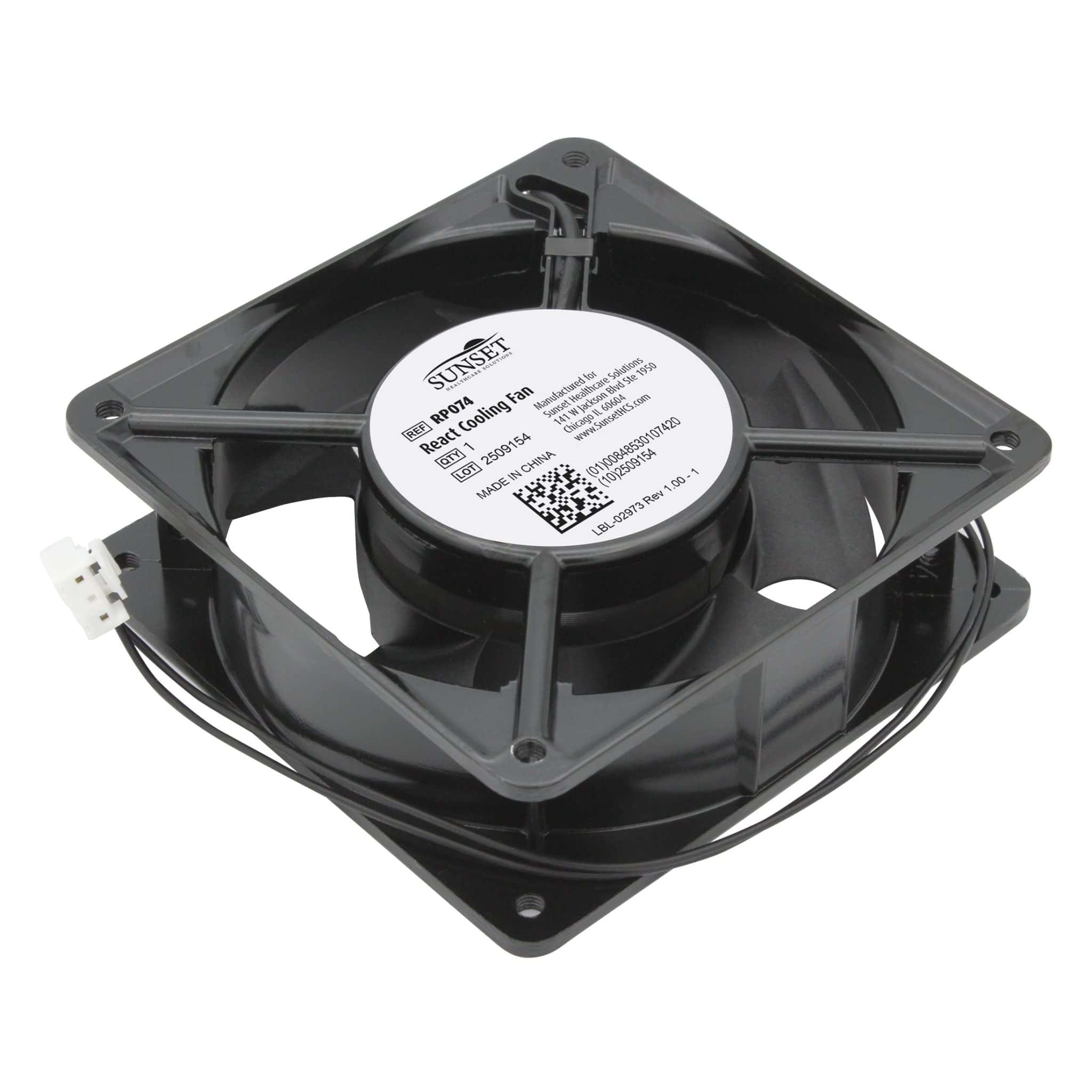 RP074 Cooling Fan for React Stratus 5 - Sunset Healthcare Solutions