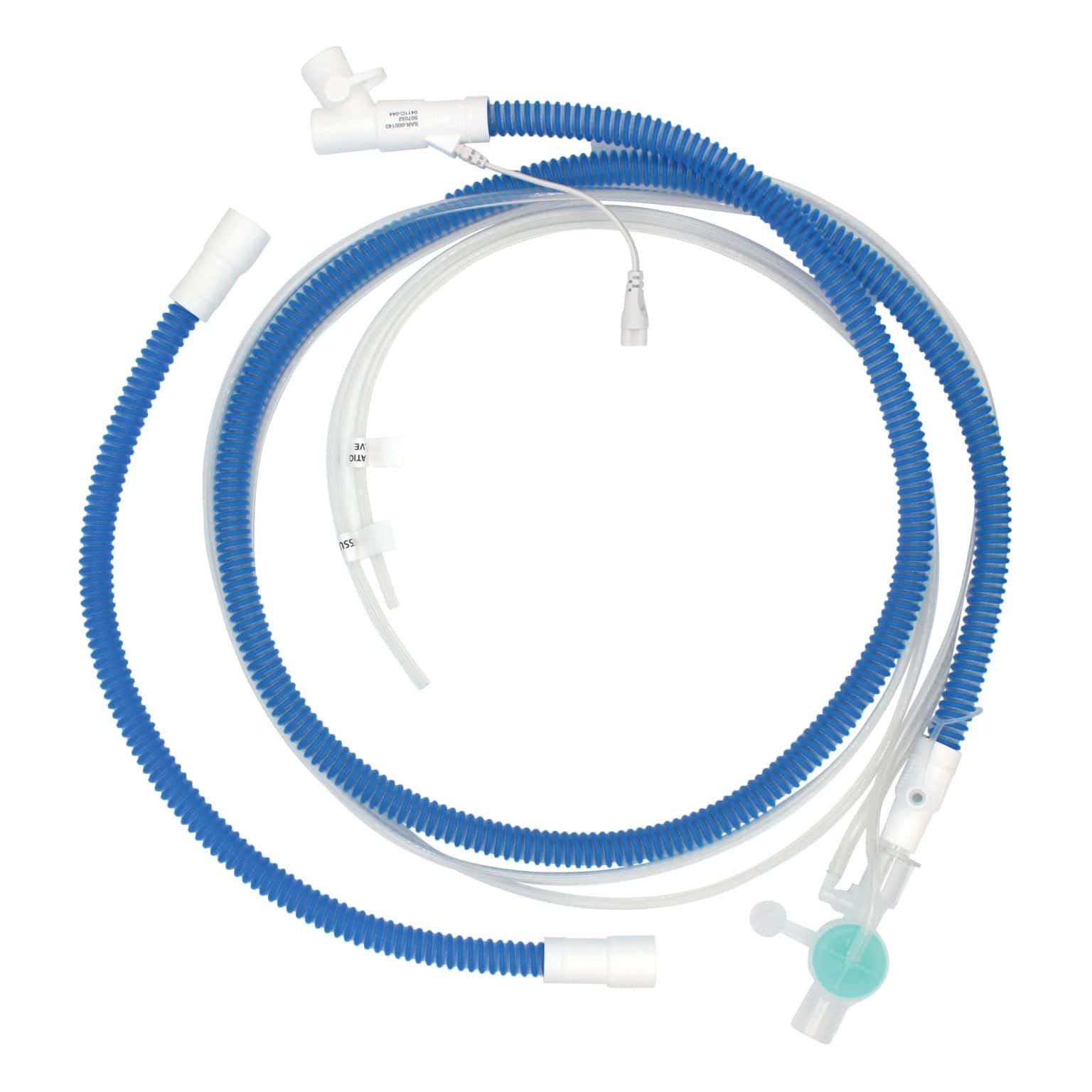 VC1002P Pediatric Active Heated Ventilator Circuit with Adapter and ...